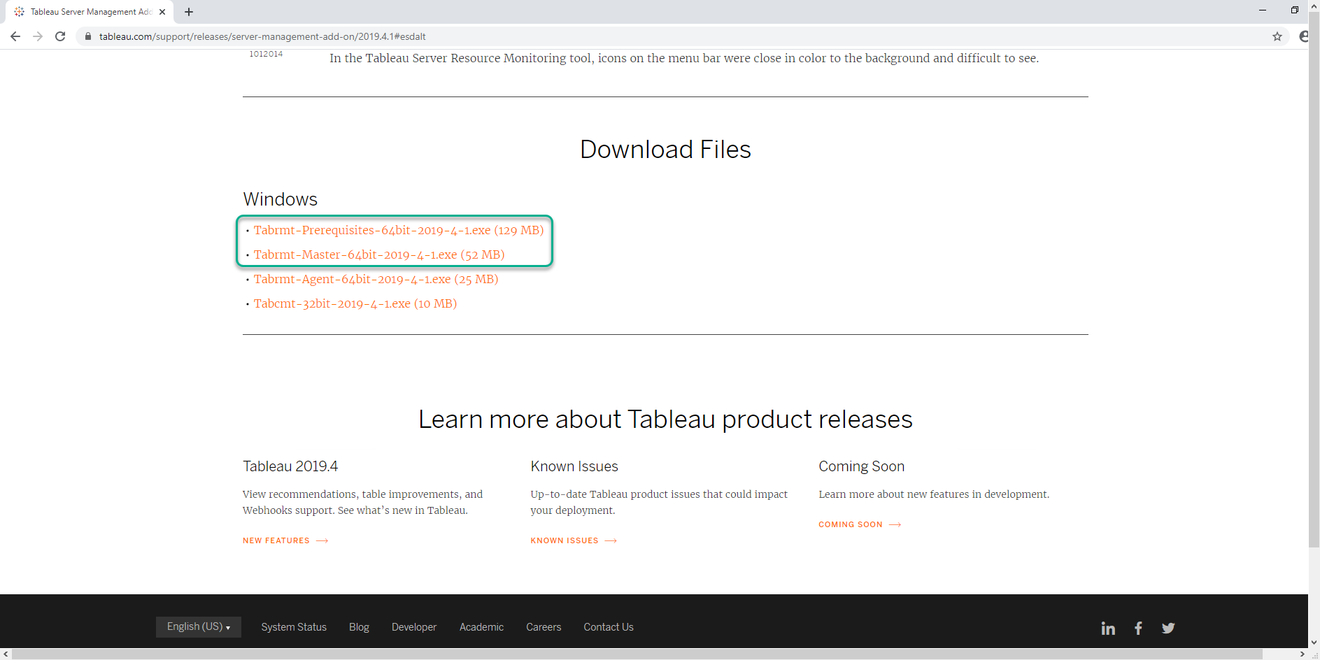 Tableau Resource Monitoring Tool – Master Server Install Guide ...