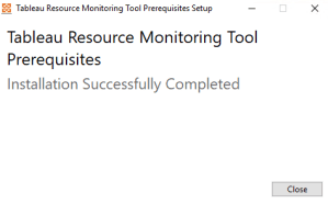 Tableau Resource Monitoring Tool – Master Server Install Guide – Technology gems to share