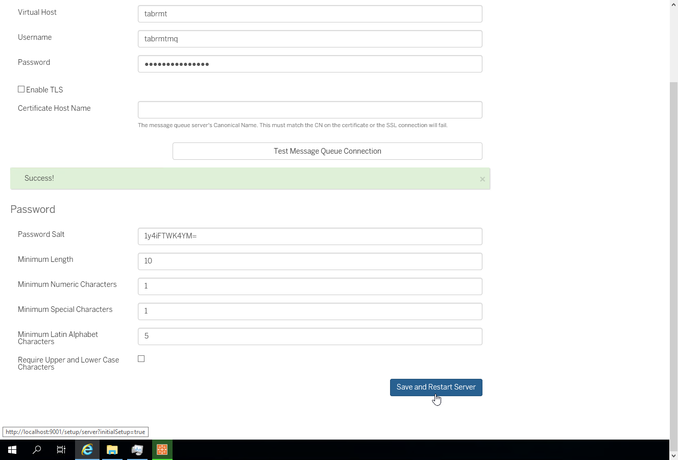Tableau Resource Monitoring Tool – Master Server Install Guide ...