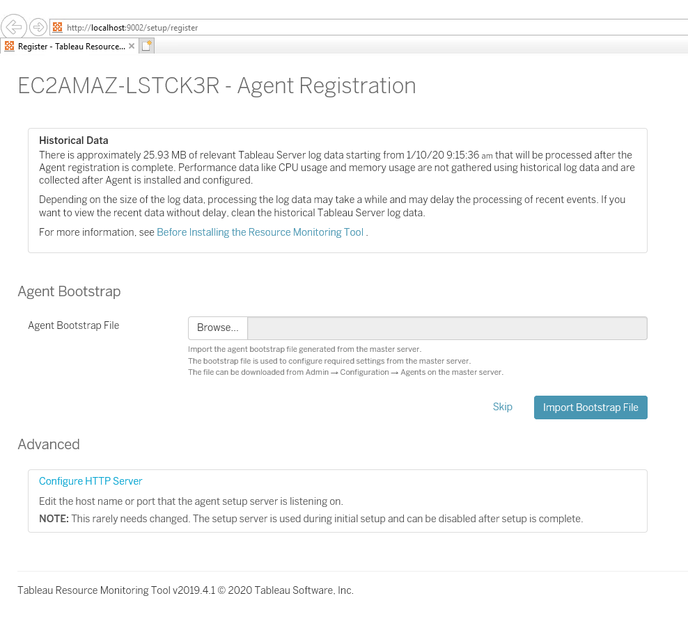 Tableau Resource Monitoring Tool – Agent Install Guide – Technology ...