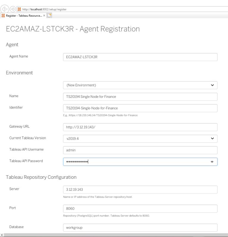 Tableau Resource Monitoring Tool – Agent Install Guide – Technology ...